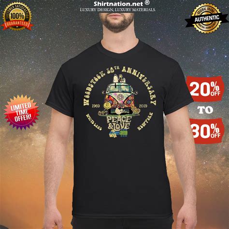 Newest Woodstock 50th Anniversary 1969 2019 Shirt
