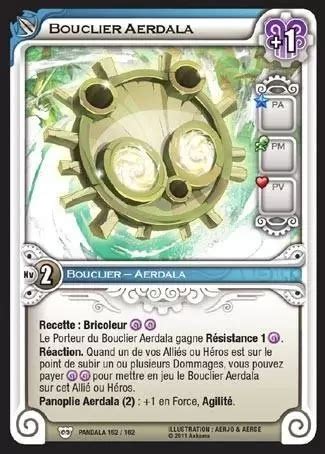 Bouclier Aerdala Carte Wakfu Pandala 1 Tresor Geek Fr
