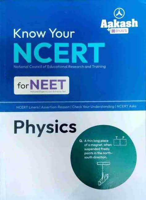 Physics Aakash Know Your NCERT PDF For NEET
