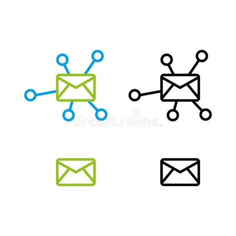 Envelope Stock Vector Illustration Of Black Icon Network 272097128