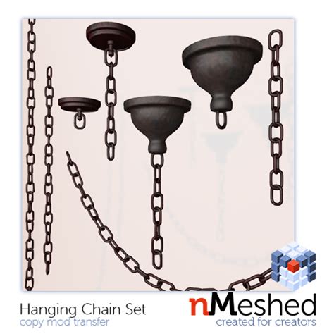 Second Life Marketplace Hanging Chain Set Creator Pack