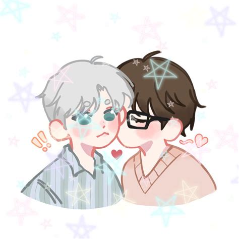 Andrew Young And Luke Davis Nerd Project 너드 프로젝트 Fanart In 2025 Nerd Cute Drawings