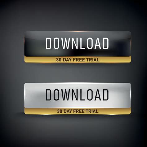 Buttons Set Web Premium On Background Color Black 4908234 Vector Art At