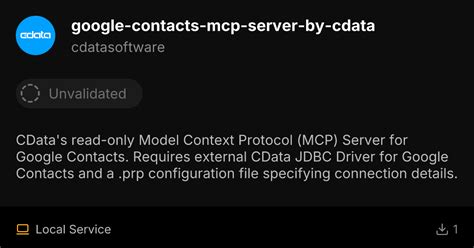 Google Contacts Mcp Server By Cdata LobeHub