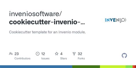 GitHub Inveniosoftware Cookiecutter Invenio Module Cookiecutter