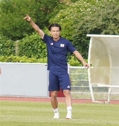 【五輪代表】合流mf山田楓喜が初日からフルメニュー「初戦から出るつもり。チーム勝たせる」 サッカー パリオリンピック2024写真