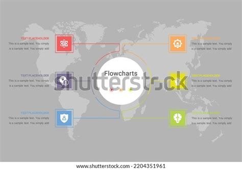 Startup Development Stages Flowchart Infographics Vector Stock Vector Royalty Free