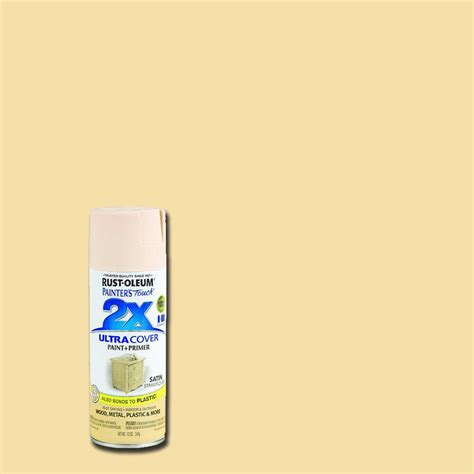 Rust Oleum Painters Touch 2x 12 Oz Satin Strawflower General Purpose