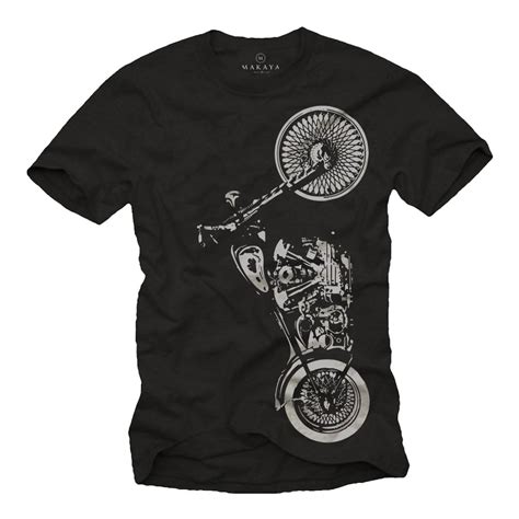 Makaya Vintage Motorcycle Mens T Shirt