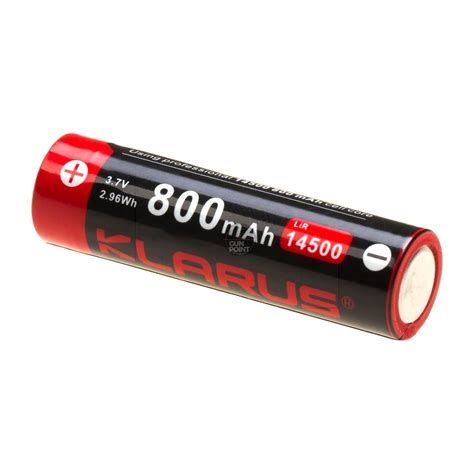 Klarus 14500 Battery 3 7V 800mAh Gunpoint De Ihr Wa
