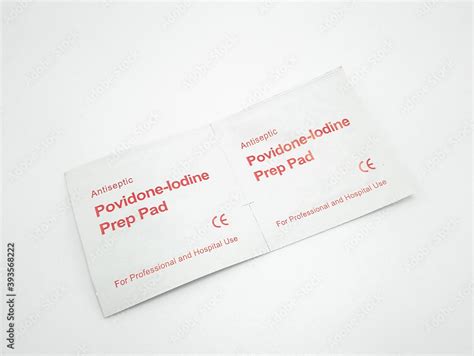 Povidone Iodine Prep Pad Antiseptic In Quezon City Philippines Stock