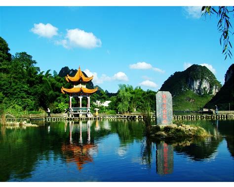 靖西旅游景点 靖西旧州景区 崇左旅游景点略 第13页 大山谷图库
