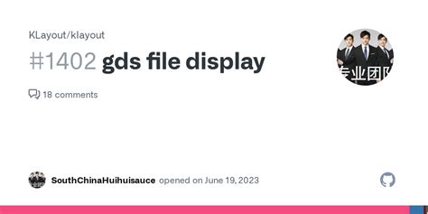 Gds File Display · Issue 1402 · Klayoutklayout · Github
