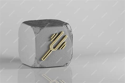 Premium Photo | Tuning Fork Vibrating icon Beautiful Golden music ...