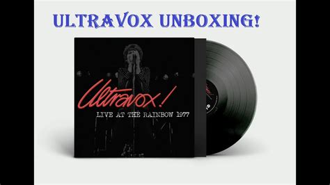 ULTRAVOX Live At The RAINBOW RSD Vinyl Unboxing Johnfoxx Ultravox