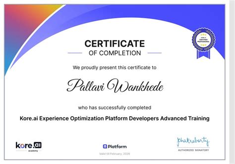 Pallavi Wankhede On Linkedin Certificationcomplete Artificialintelligence Machinelearning