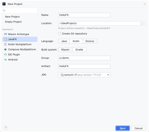 Creating A JavaFX Project CS349 User Interfaces