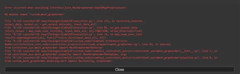 Error With Mesh Graphormer Reinstalling Comfyui S Controlnet Auxiliary