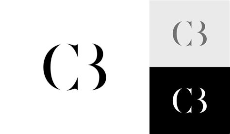 Letter Cb Or Initial Cb Monogram Logo Design Vector 22415594 Vector Art At Vecteezy