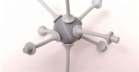 Molymod Compatible Bicapped Trigonal Prismatic Atom By Drbenc