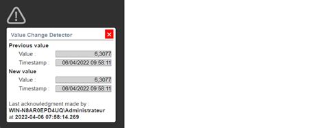 PI Vision Custom Symbol VALUE CHANGE DETECTOR