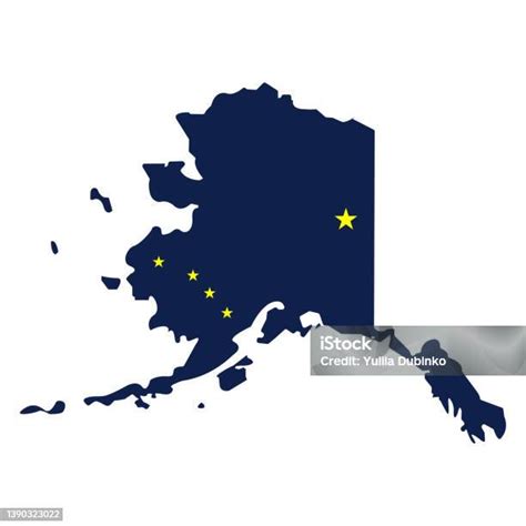 알래스카의 벡터 지도 높은 상세한 그림 미국의 국가 플랫 스타일 벡터 경영자에 대한 스톡 벡터 아트 및 기타 이미지 경영자 관광 국가 지리적 지역 Istock