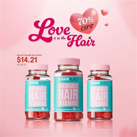 Hairburst Chewable Hair Vitamins 60 Gummies Exp Aug 2024 Shopee