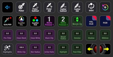 Davinci Resolve Color Panel Stream Deck XL Sideshowfx