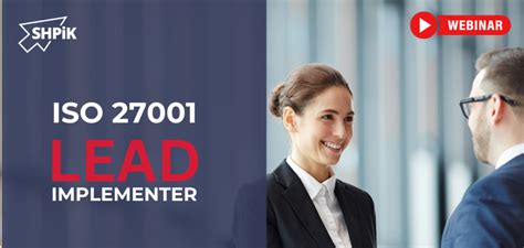 Iso 27001 Lead Implementer Shpik Events