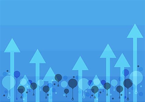 Smoothly Floating Long Arrows Pointing Skyward Pattern Progress Design
