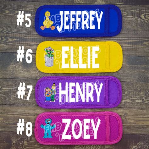 Sesame Street Inspired Personalized Popsicle Holders Sesame Inspire