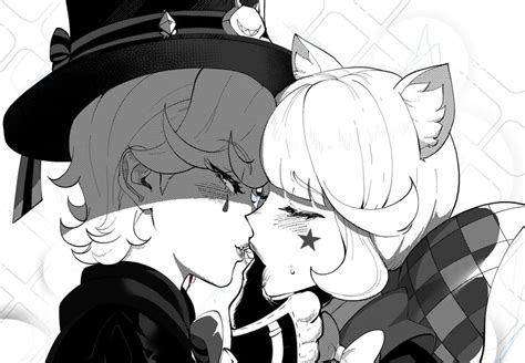 Lynette And Lyney Genshin Impact Drawn By Nyantcha Danbooru