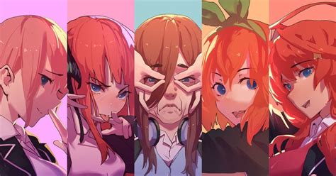 五等分の花嫁 五等分の花嫁 Lobsterdeltaのイラスト Pixiv Gambar Animasi Kartun