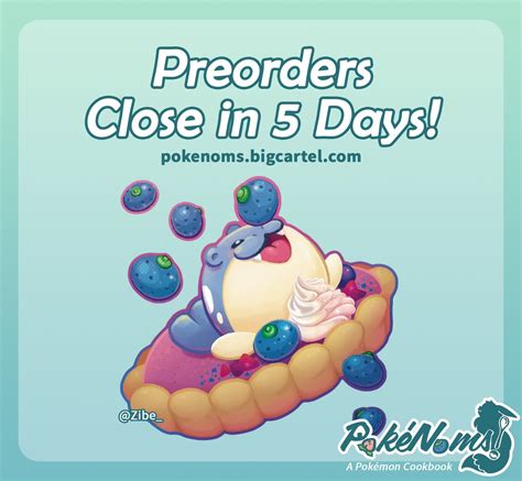 PokéNoms Preorders OPEN on Twitter Preorders close in 5 Days
