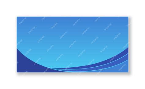 Premium Vector Abstract Blue Background Simple Curved Lines Pattern