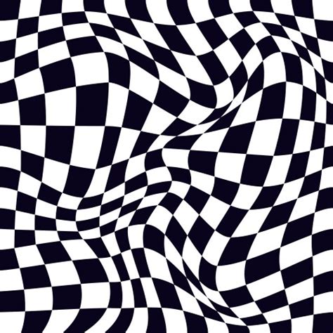 Psychedelic Checkerboard Pattern Royalty Free Vector Image