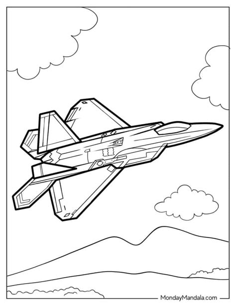 Blue Angel Jet Coloring Pages