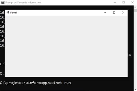 Net Criando Uma Aplicação Winforms Usando Net Cli