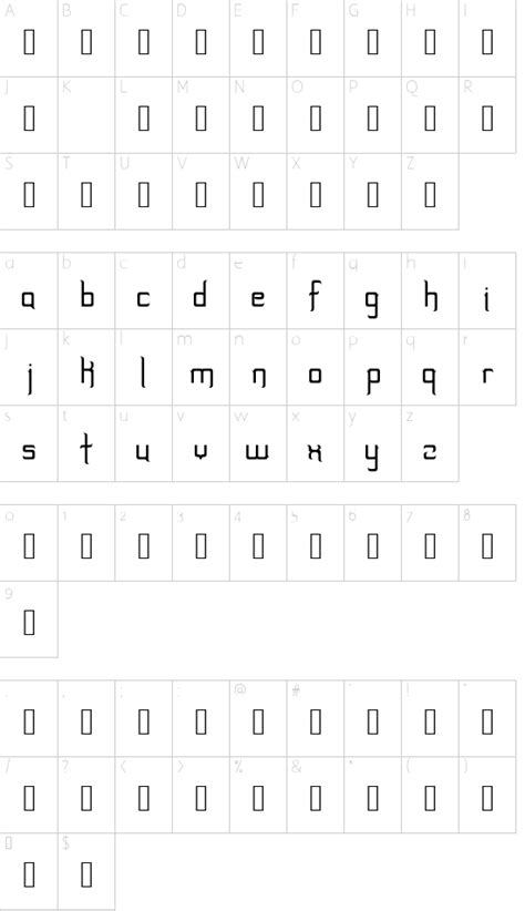 Brackets Regular Font Details