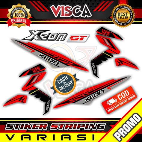 Jual Striping Xeon Gt 125 Stiker Sticker Striping Variasi Lis Yamaha