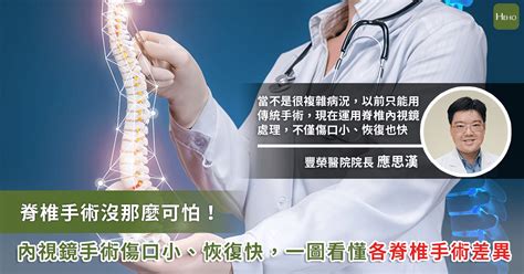 做脊椎手術超害怕？骨科醫：脊椎內視鏡2大優點！背痛腰痛別再忍 Heho健康