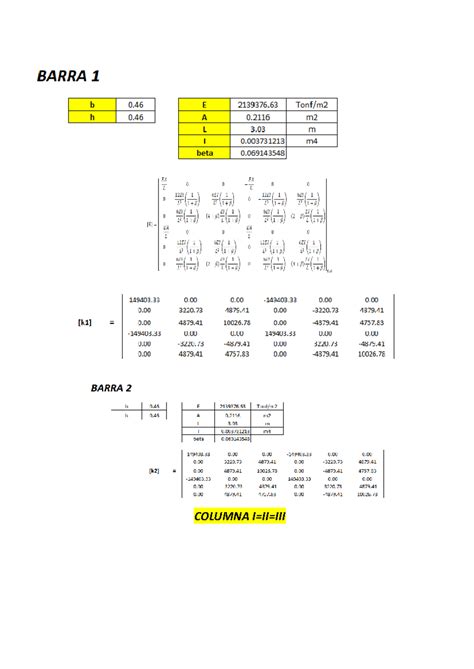 Ejercicio Portico Analisis Estructural Columna Iiiiii Viga I