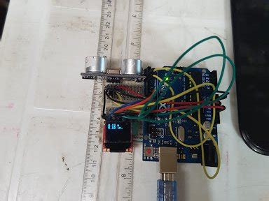 Distance Detection Circuit With HC SSR And Micro OLED Arduino Project Hub