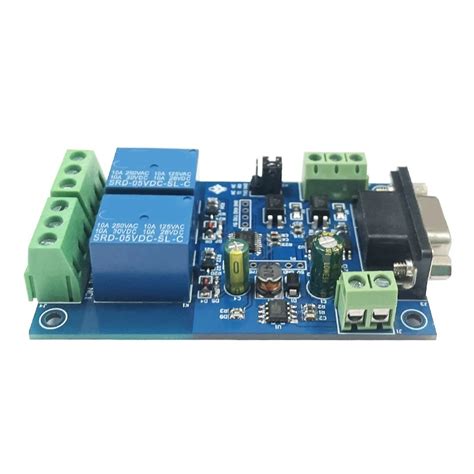 Dc7 24v Tápegység 2 Csatornás Modbus Rtu Relé Modul Rs232 Ttl Uart Támogatás Wak Bejelentés Út