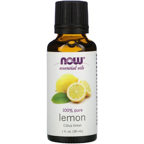 Now Foods Essential Oils Lemon 1 Fl Oz 30 Ml