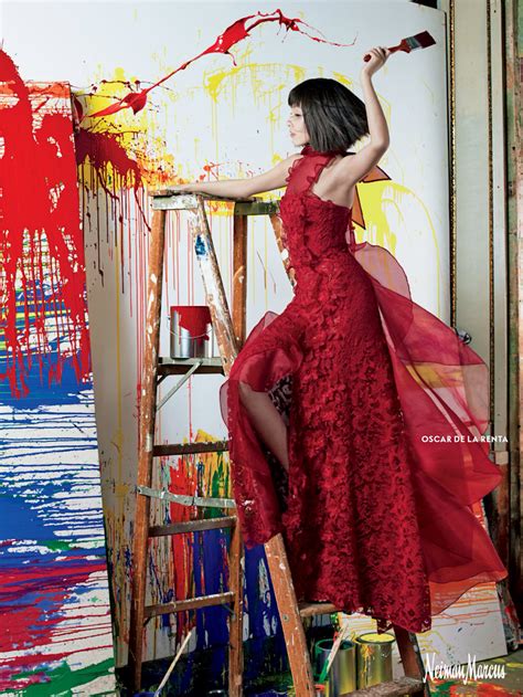 Asian Models Blog Ad Campaign Xiao Wen Ju For Neiman Marcus Spring