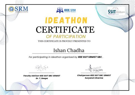 Ishan Chadha On Linkedin Ieee Ideathon Srmist Innovation