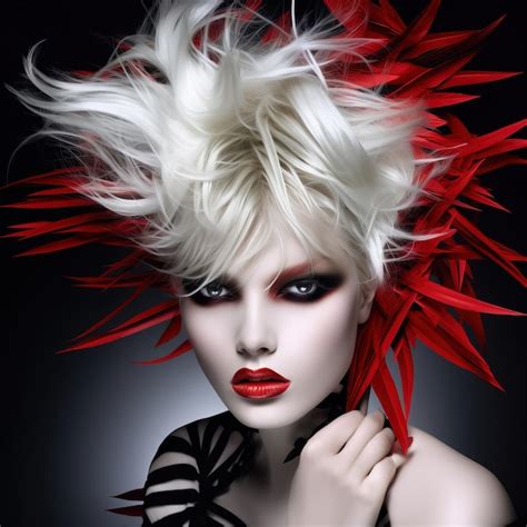 Premium Photo A Woman With Red Hair Generative Ai Art