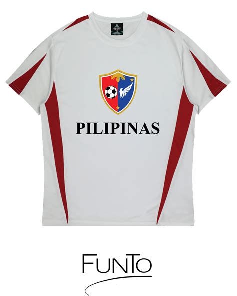 Pilipinas Short Sleeve Shirts White With Red Highlights Malakas