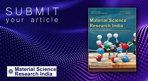 dr malhari nagtilak on linkedin material science research journal